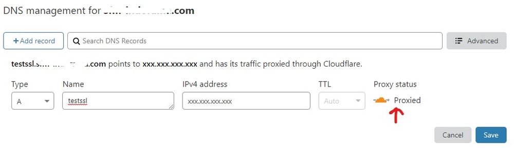 ใช้ ssl ฟรีจาก cloudflare + nginx