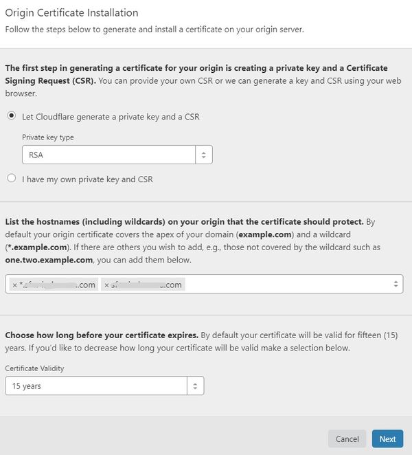 ใช้ ssl ฟรีจาก cloudflare + nginx