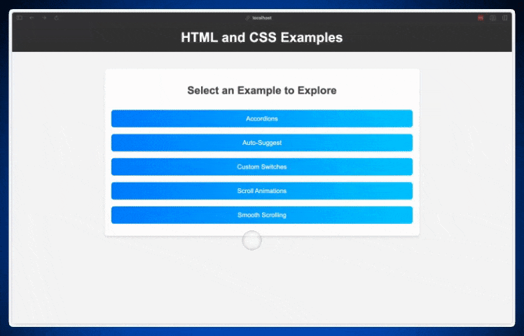 5 ตัวอย่าง HTM+CSS ทำได้ ไม่ต้องใช้ JavaScript